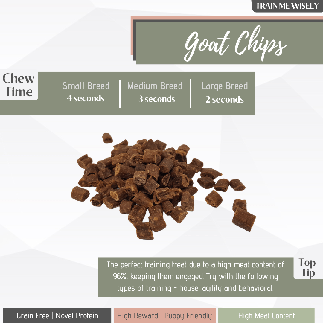 Goat Chips - Training Treats 100g - Atlas and Tail