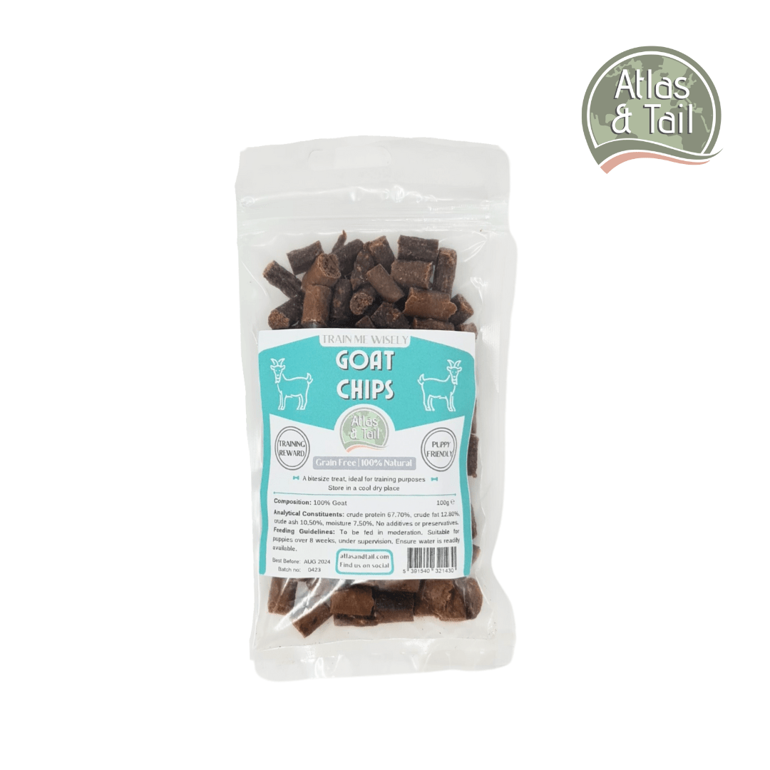 Goat Chips - Training Treats 100g - Atlas and Tail